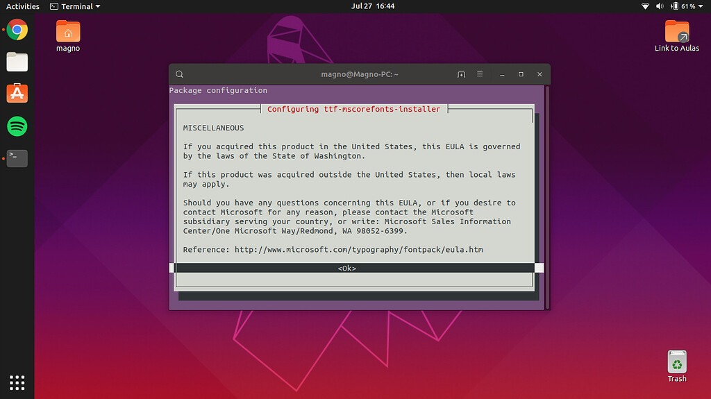 Erro ao instalar o ubuntu-restricted-extras. Ubuntu 19.04 - Linux - Diolinux Plus