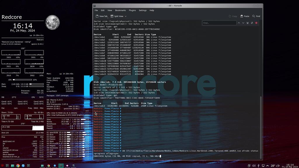 Redcore Linux: - O jeito vai ser reinstalar - Linux - Diolinux Plus