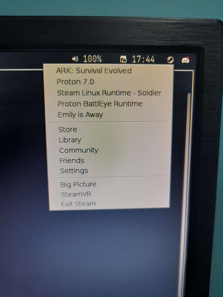 Menu do icon tray da Steam não está usando o tema gtk - Linux - Diolinux Plus