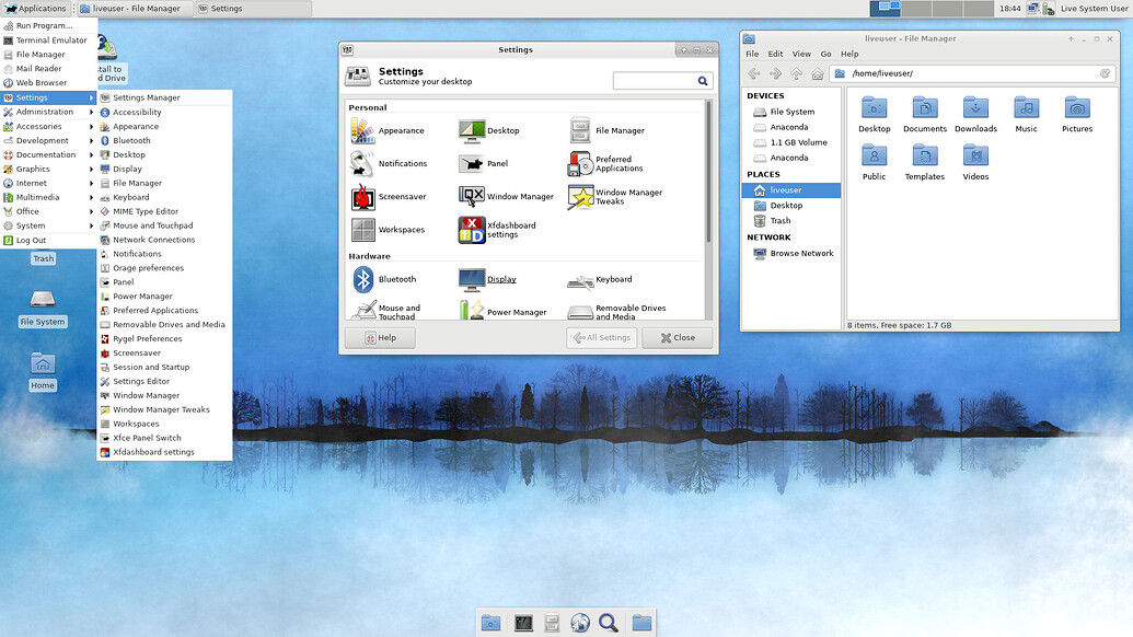 Cinnamon, Mate e Xfce em desempenho são iguais? - Linux - Diolinux Plus