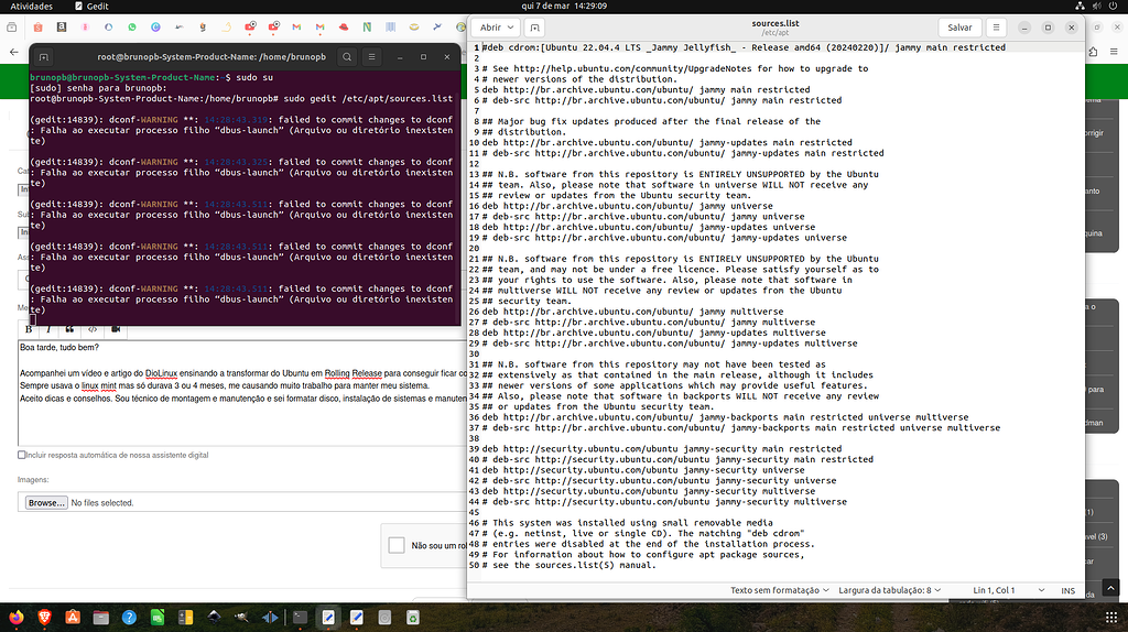 Preciso transformar meu Linux Ubuntu em Rolling Release - Iniciantes ...