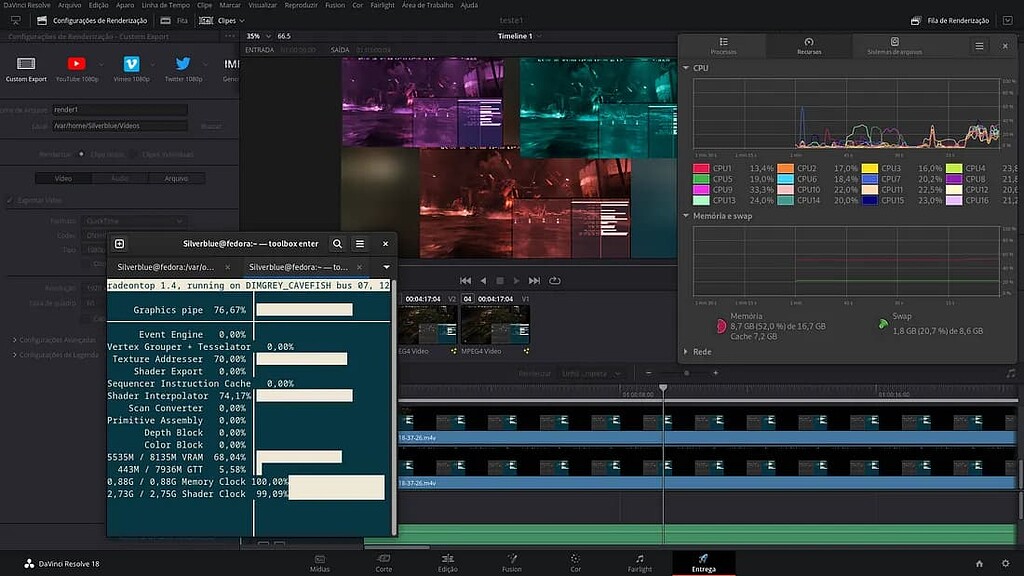 Minha experiência com Davinci Resolve + AMDGPU (driver open source ...