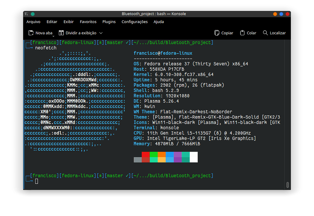 Vê porcentagem da bateria de fone de ouvido bluetooth no KDE Plasma no Fedora 37? - Linux ...