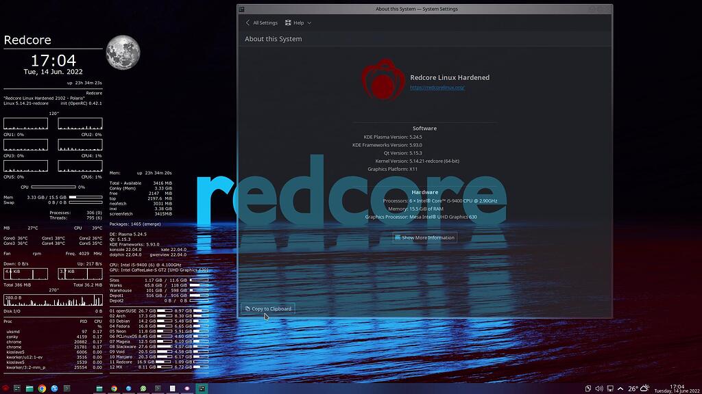 Descobrindo o Redcore Linux - Linux - Diolinux Plus
