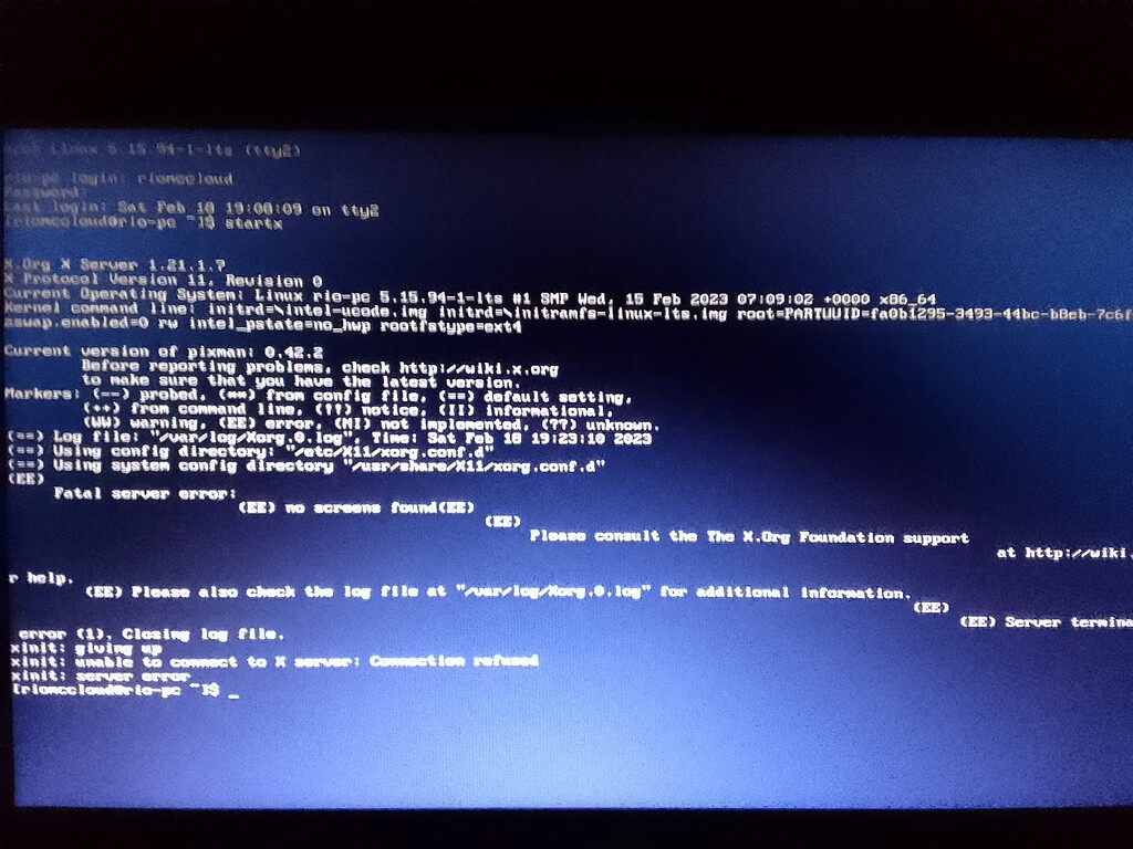 Kernel LTS congela em "Reached target Graphical Interface" ao iniciar Arch Linux - Linux ...