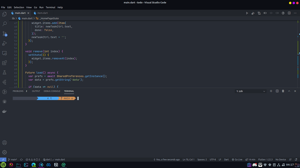 Terminal do VSCode com letras sumindo - Programação e Desenvolvimento ...