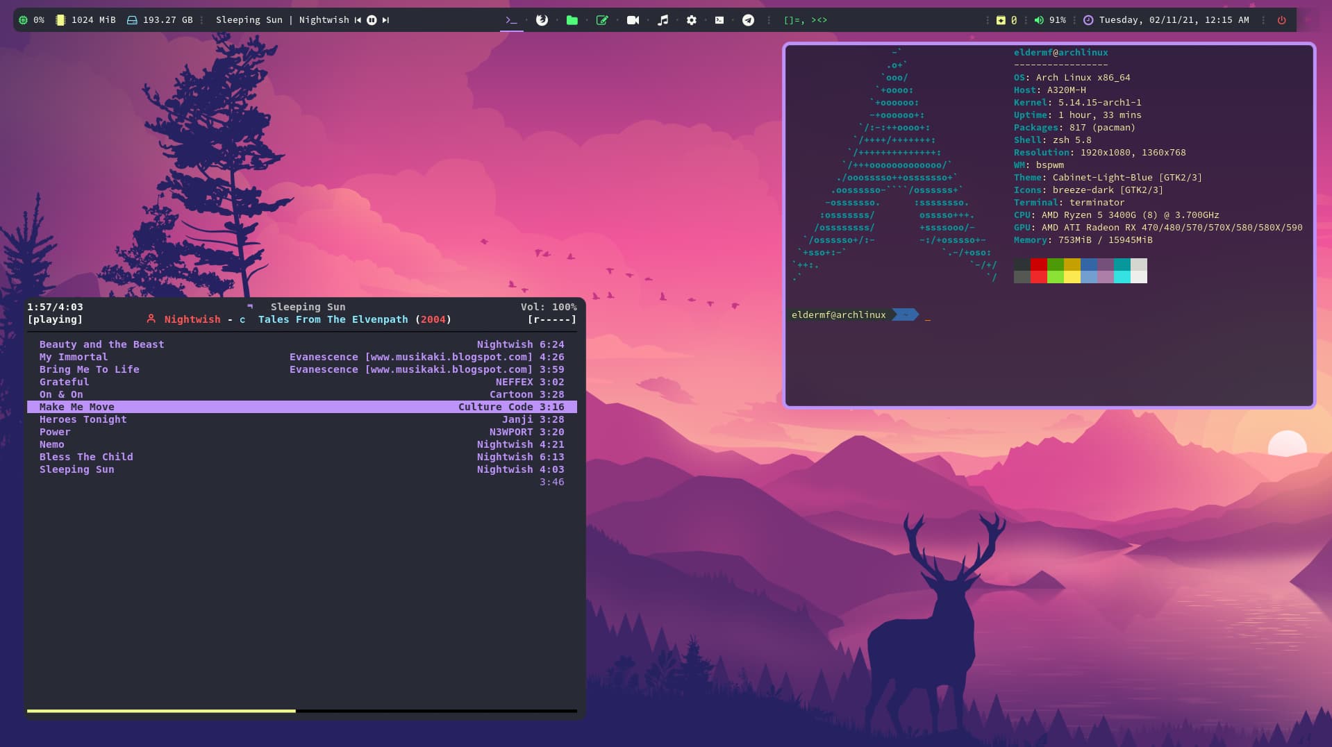 Arch Linux Com Bspwm Minha Personaliza o Diolinux Plus